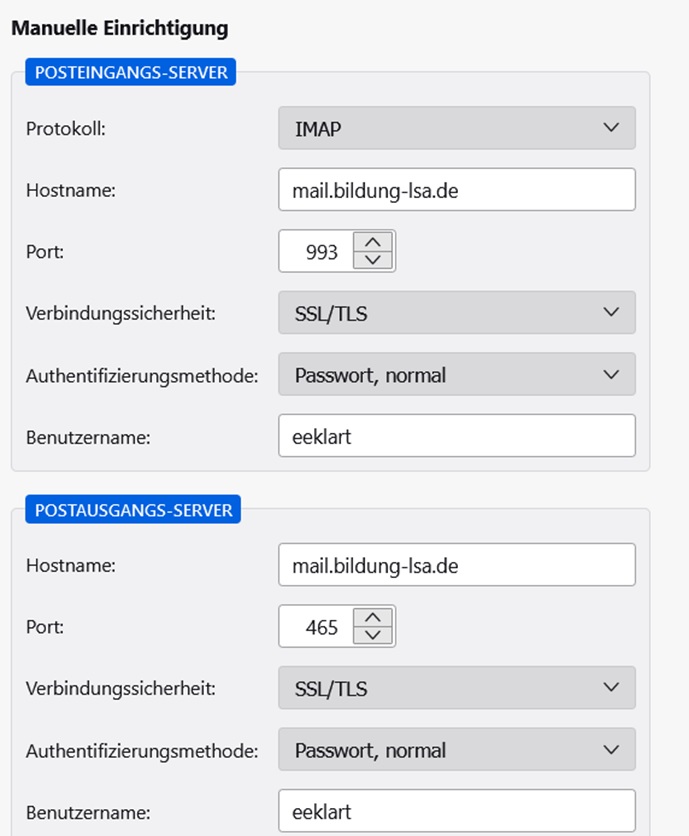Bildungsserver Sachsen Anhalt - E-Mail